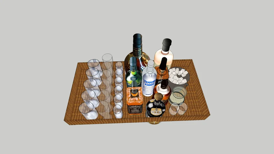 Bar bandeja | 3D Warehouse