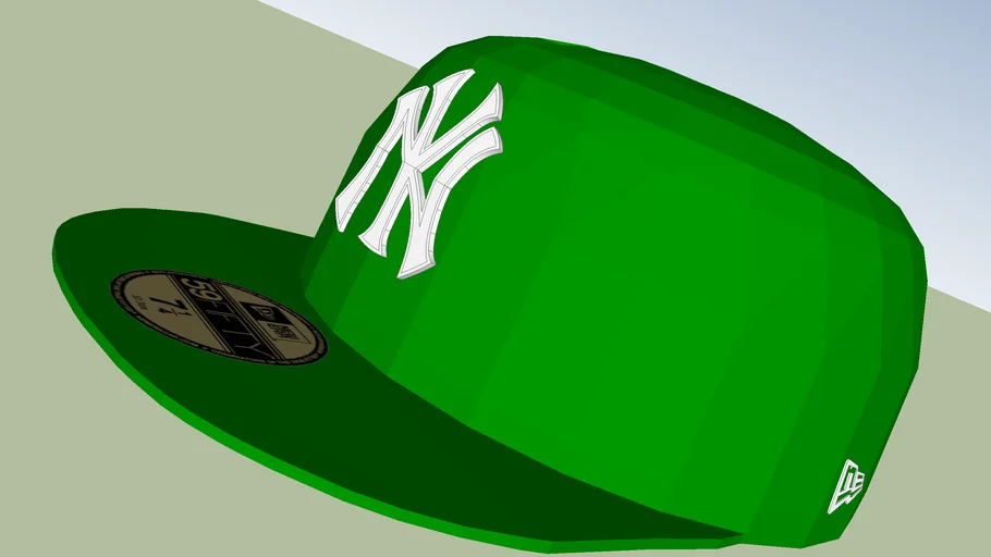Green New York 59fifty Cap | 3D Warehouse