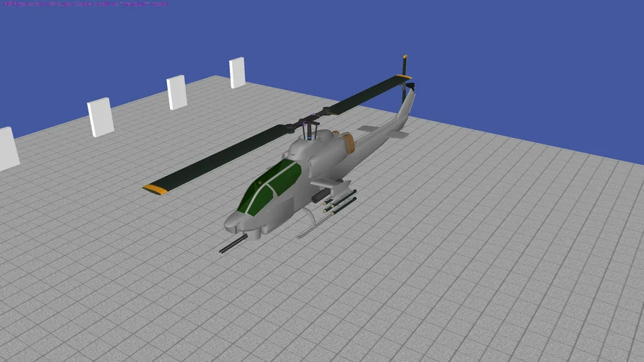 MSPhysics Helicopter AH-1W Super Cobra | 3D Warehouse