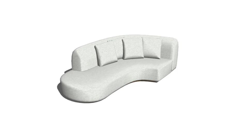 Sofá Portobello Canto Estendido 2,60m | 3D Warehouse