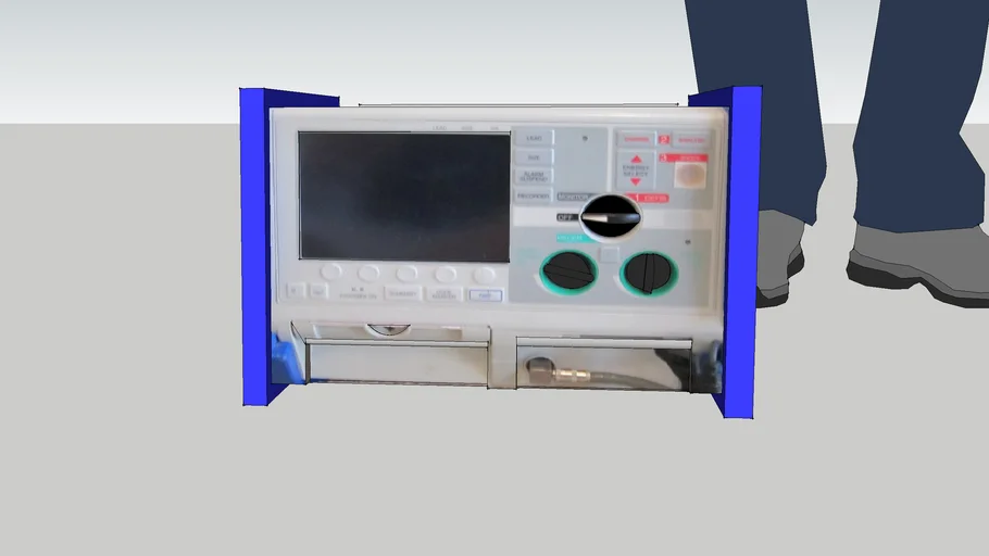 zoll m series monitor/defib | 3D Warehouse