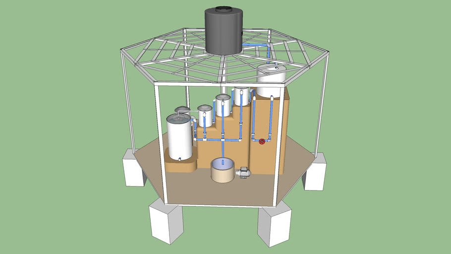 biological water filter | 3D Warehouse