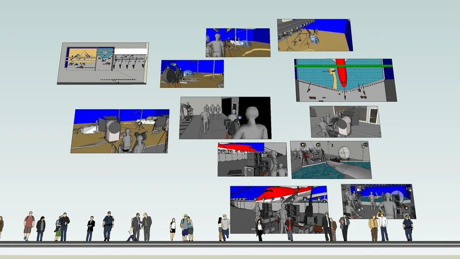 CIBER productions studio model PART 1 | 3D Warehouse