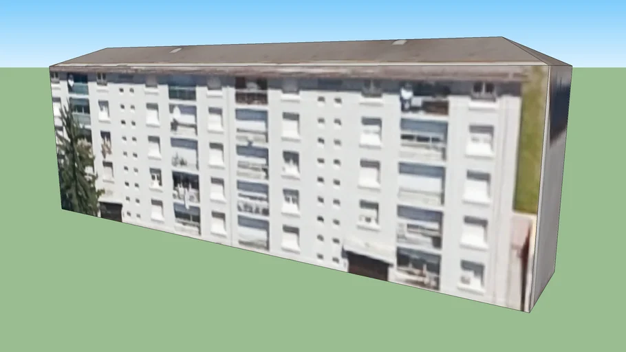 Bâtiment situé 69120 Vaulx-en-Velin, France | 3D Warehouse