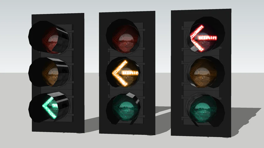 Early Dialight LED Traffic Signals 12 Inch 3D Warehouse, 54% OFF