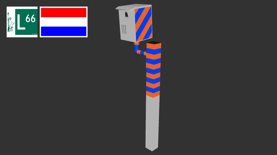 Flitspaal | 3D Warehouse