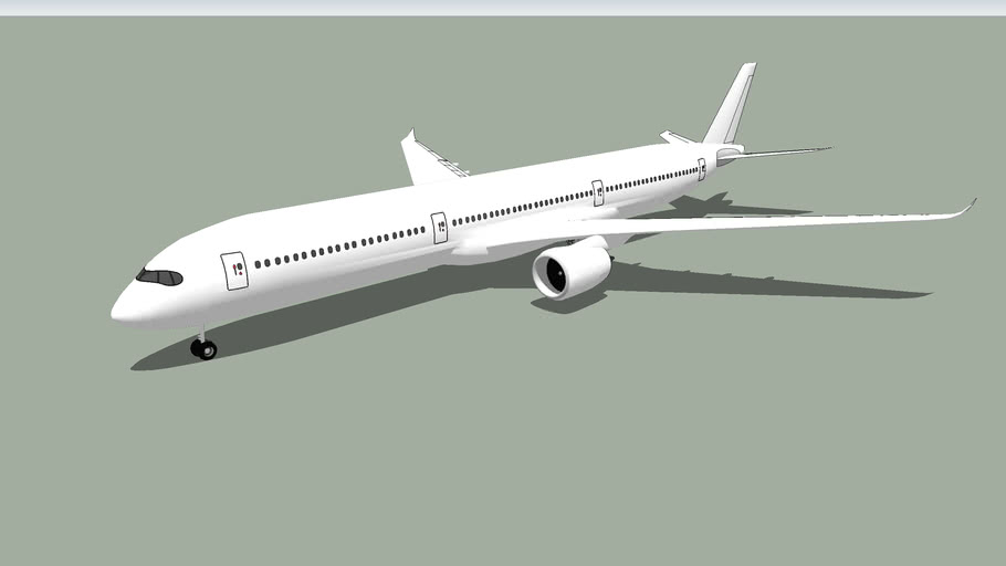 AIRBUS A350-1000 (Template) | 3D Warehouse