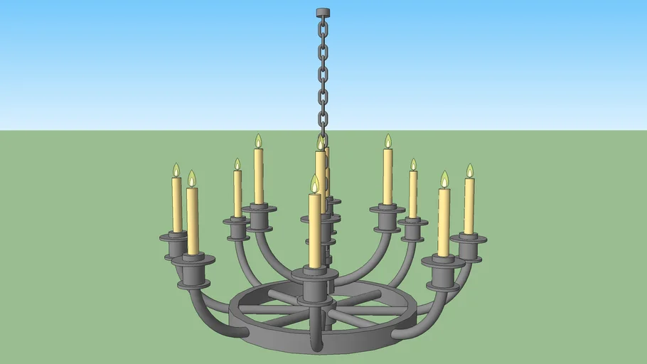 Chandelier_Short_Chain | 3D Warehouse