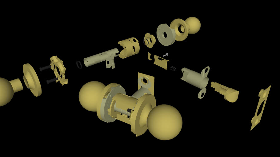 Drafting Project: Door Knob | 3D Warehouse