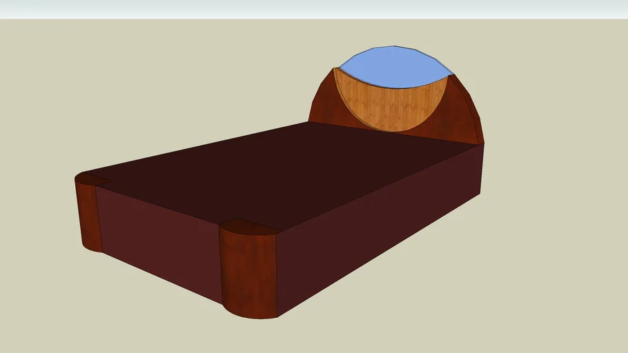 Half-Moon Bed | 3D Warehouse