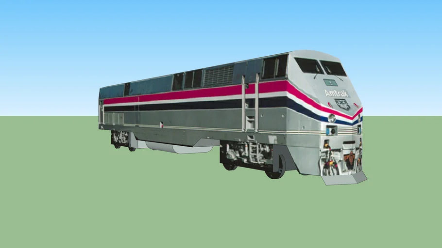 Amtrak GE Genesis P42DC | 3D Warehouse