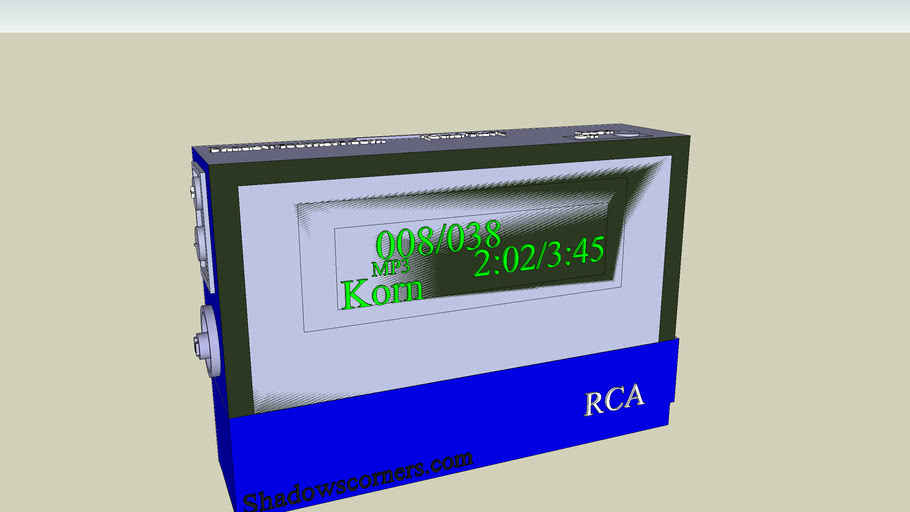 RCA MP3 Player | 3D Warehouse