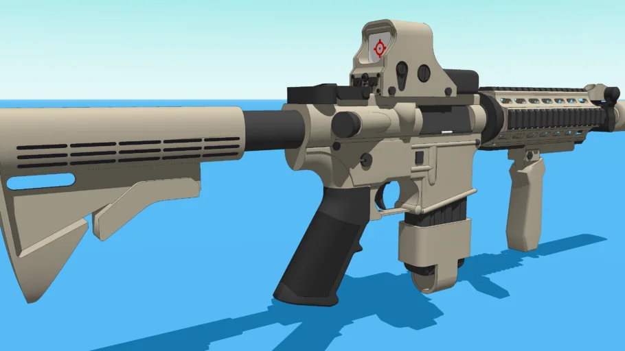 M4A1 Spec Ops Digital Camo | 3D Warehouse