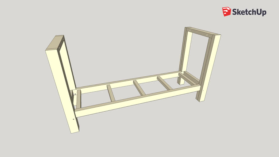 torsion_box_bench | 3D Warehouse