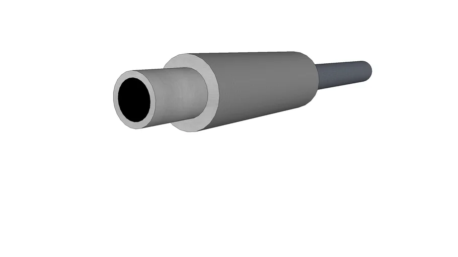 Straight exhaust pipe | 3D Warehouse