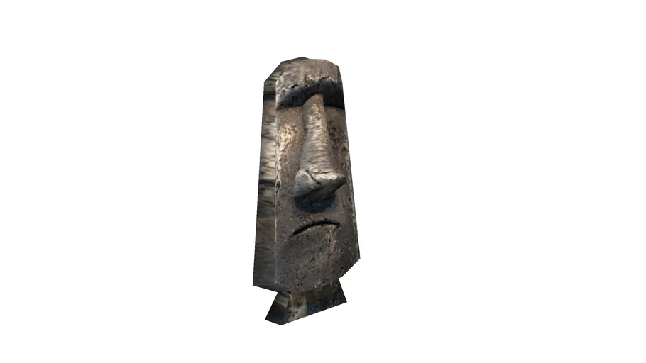 Moai Ultra Low Poly | 3D Warehouse