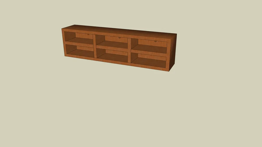 LCD Wall Unit | 3D Warehouse