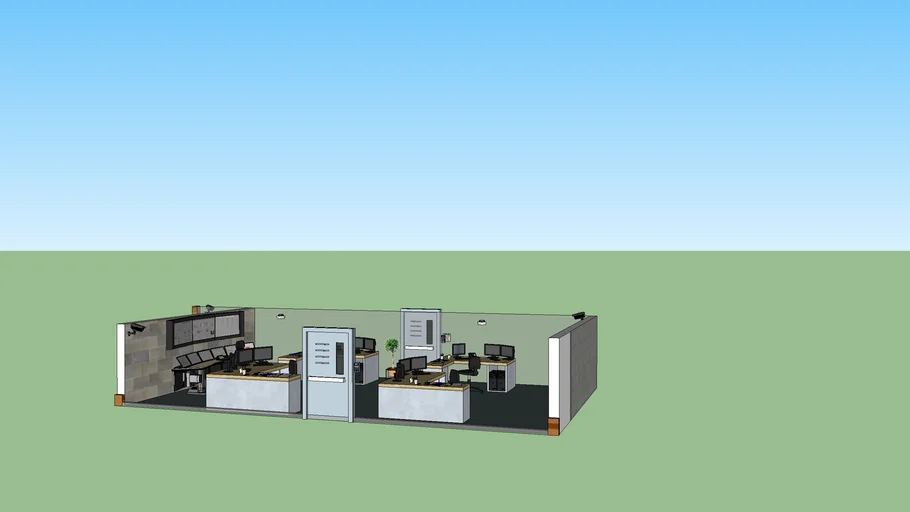 Model Control-Data-Center | 3D Warehouse