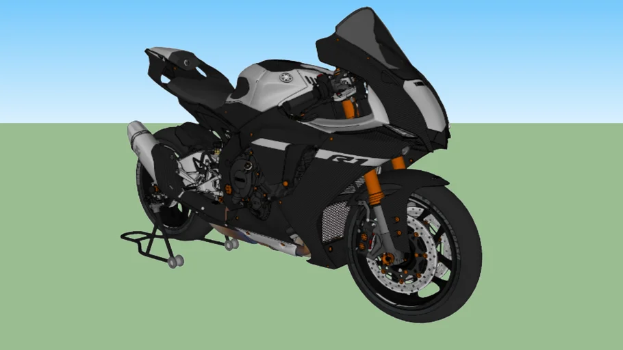Yamaha R1M 2020 JUST PNG | 3D Warehouse
