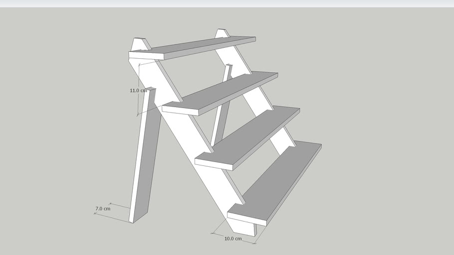 Steps rack | 3D Warehouse