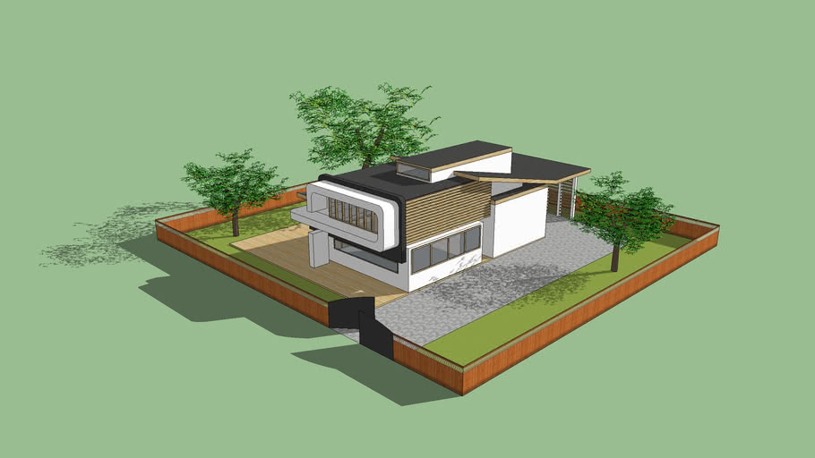Futuristic House | 3D Warehouse