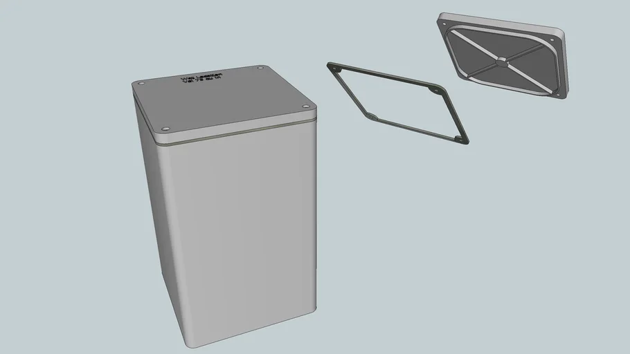 Junction Box 4' L x 4' W x 6' H | 3D Warehouse