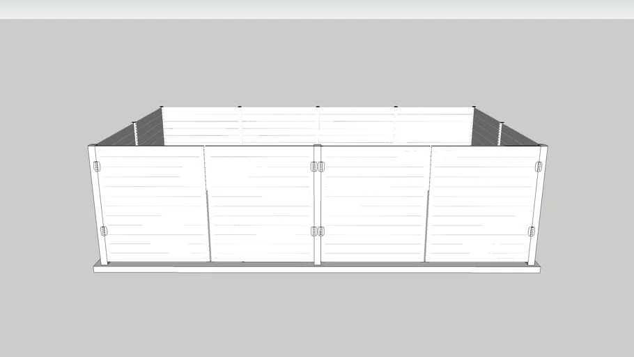 Trash Enclosure | 3D Warehouse