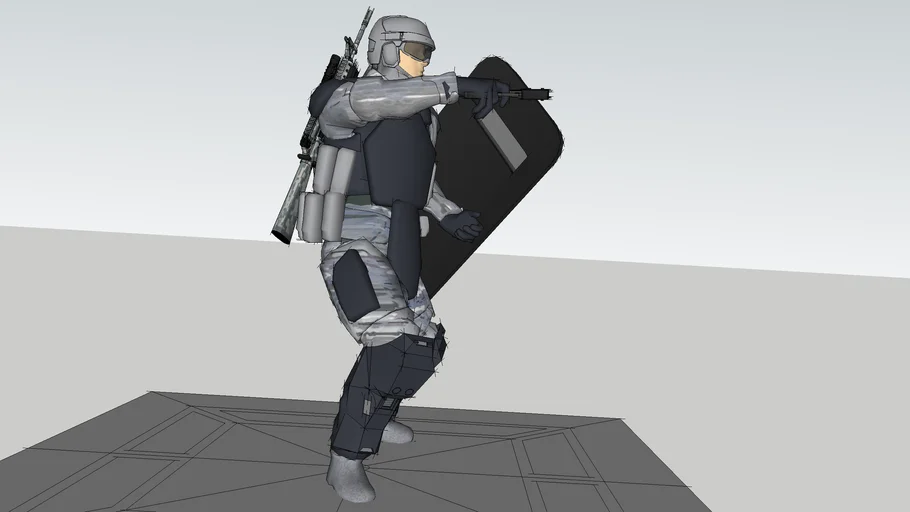 Tactical Shield A5 | 3D Warehouse