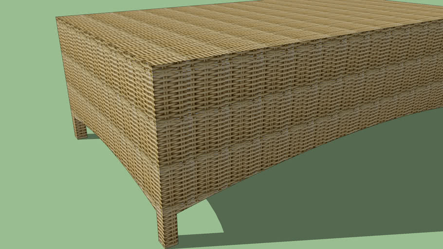 Mesa de Centro Retangular Visby - GREEN HOUSE MÓVEIS | 3D Warehouse