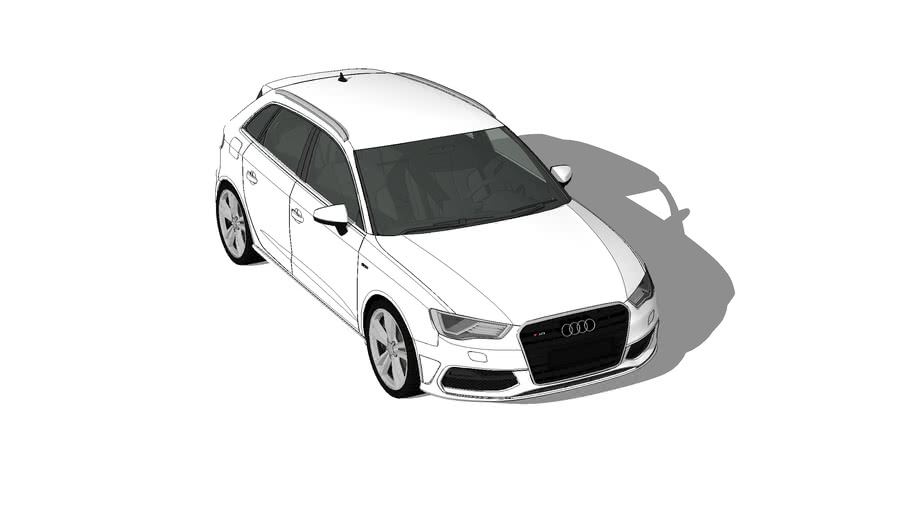 Audi A3 Sportback S-Line Facelift | 3D Warehouse