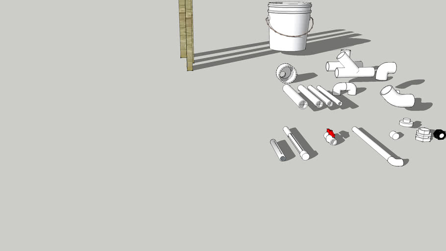 PVC pipes and mis. fittings | 3D Warehouse