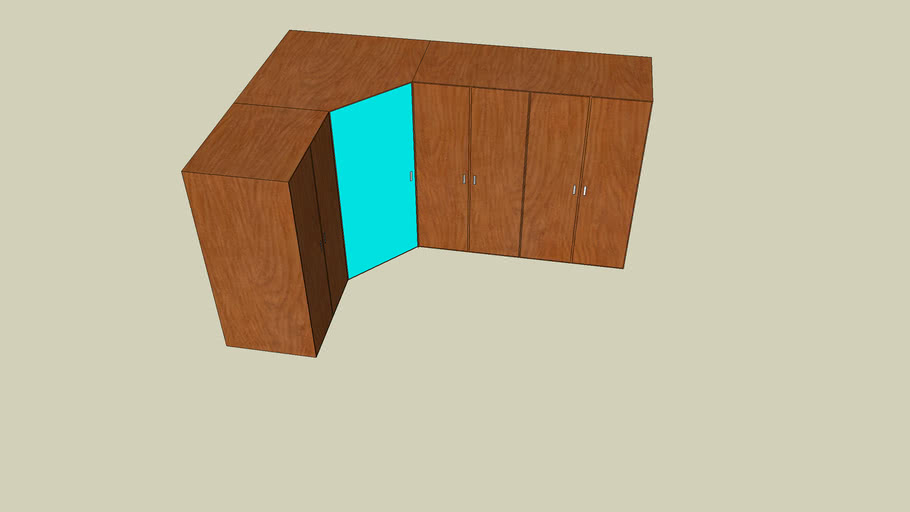 corner closet | 3D Warehouse