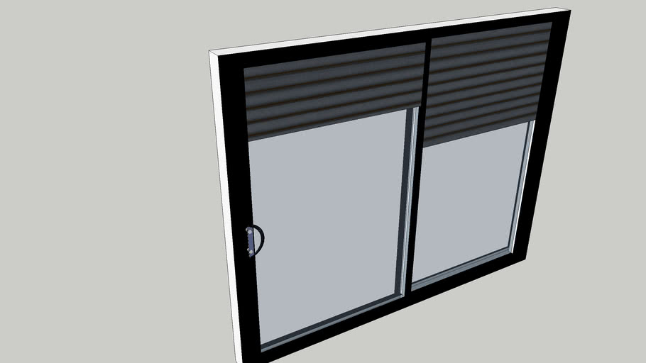 modern sliding glass door | 3D Warehouse