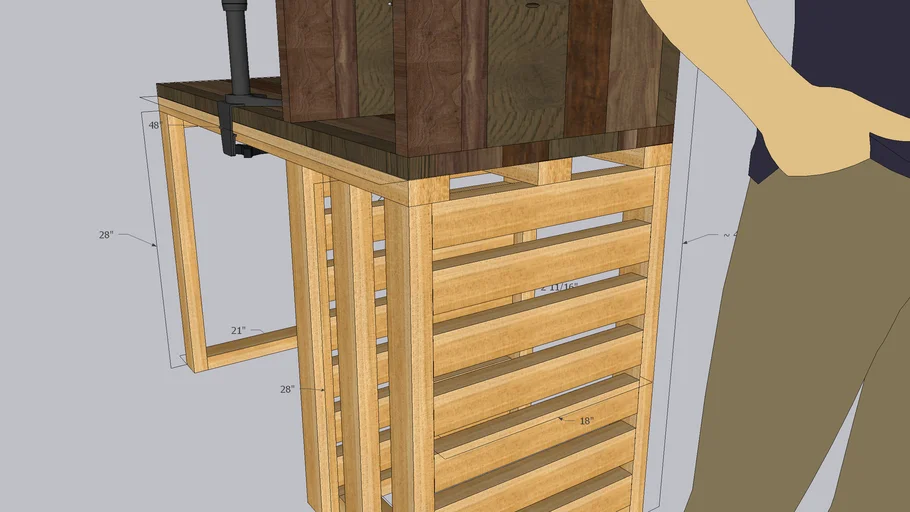 covid-19 table | 3D Warehouse