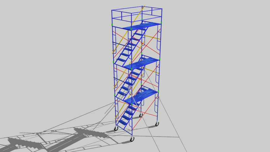 Scaffolding kerja | 3D Warehouse
