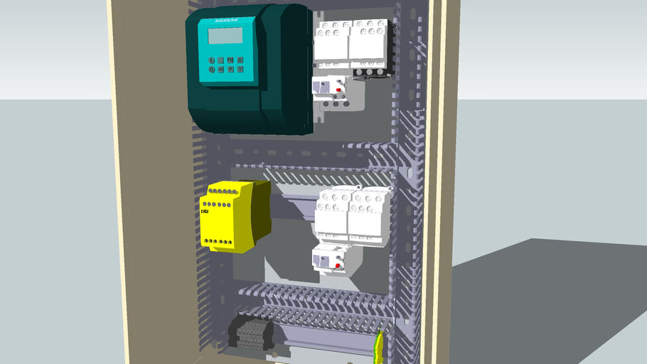 Rittal AE1083.500 met schakelelementen | 3D Warehouse