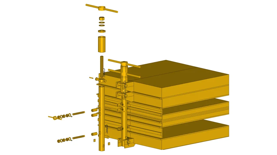 Vertical Press Clamp Assembly | 3D Warehouse