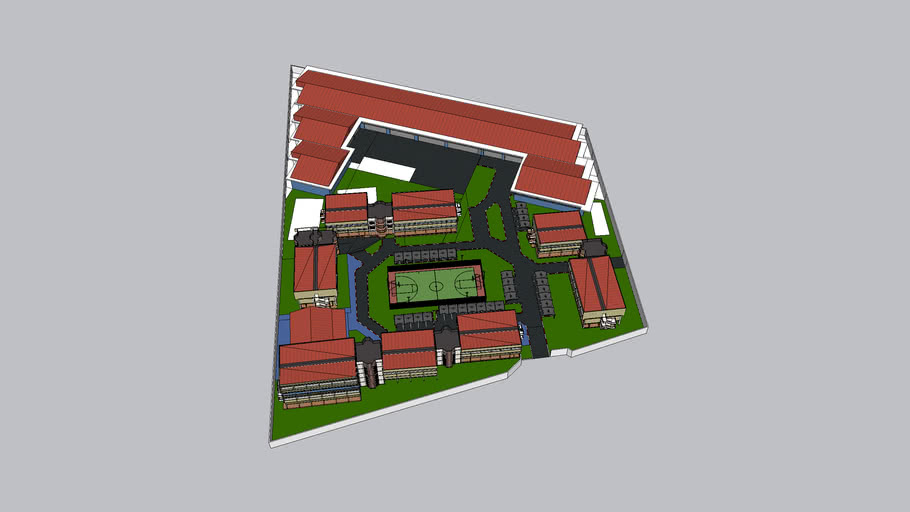 COMPLEXE BASILE ONDIMBA LIBREVILLE | 3D Warehouse