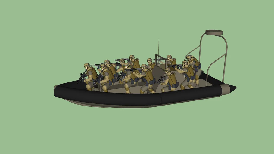 USMC-MARINES-LANDING-CRAFT-003 | 3D Warehouse