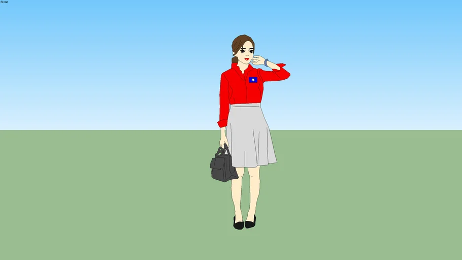 2d Taiwanese girl - Zhou Ziyu | 3D Warehouse