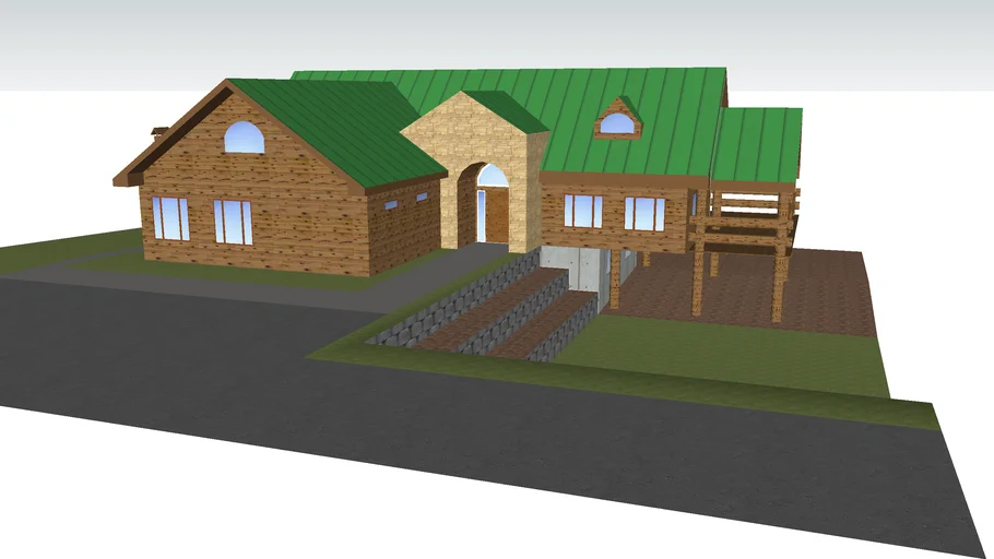 Log Cabin | 3D Warehouse