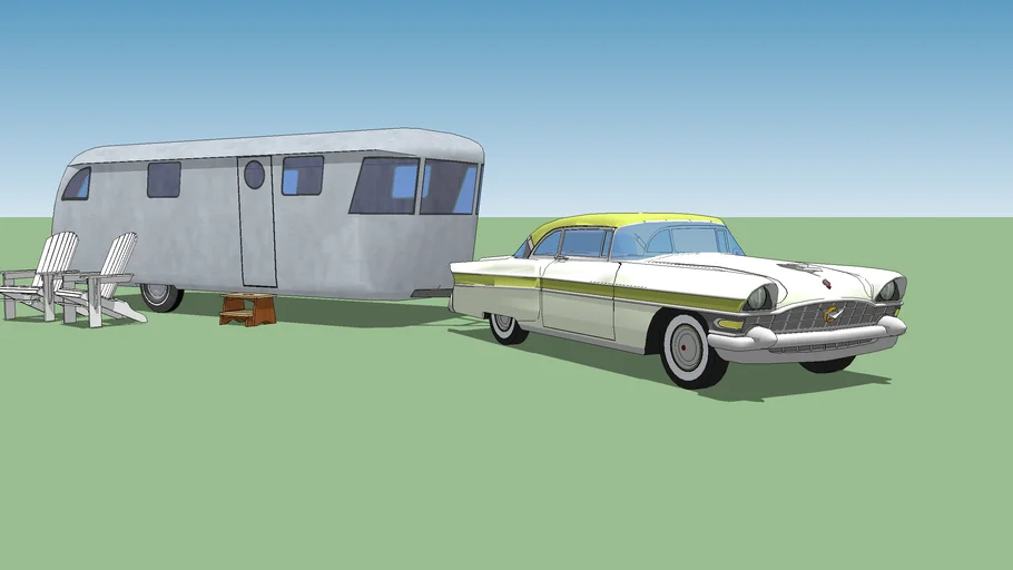 1956 Packard Executive and 1950 Spartan Manor | 3D Warehouse