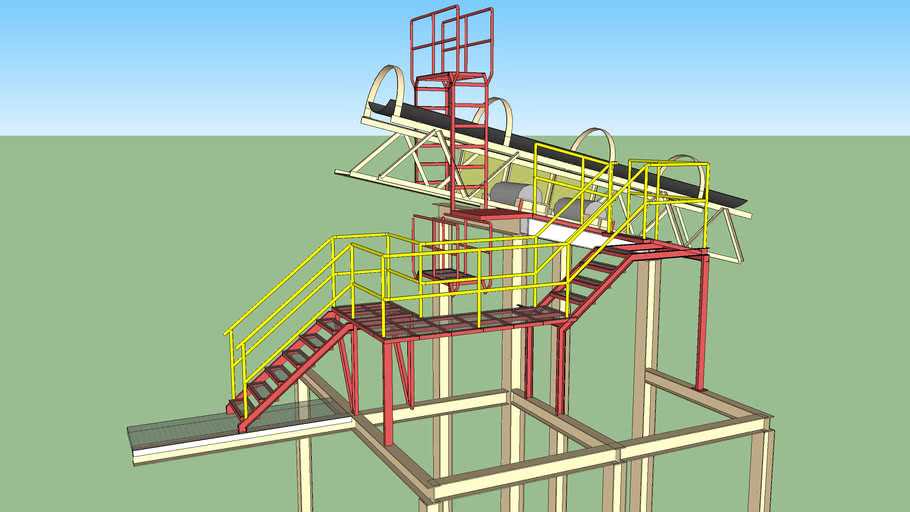 Structural Platform & catwalk | 3D Warehouse
