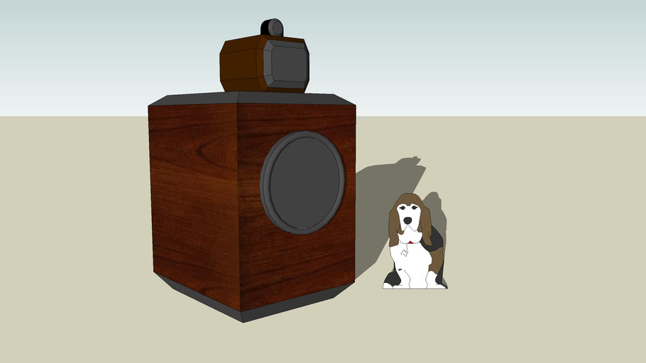 B&W model 801 Reference Loudspeakers | 3D Warehouse