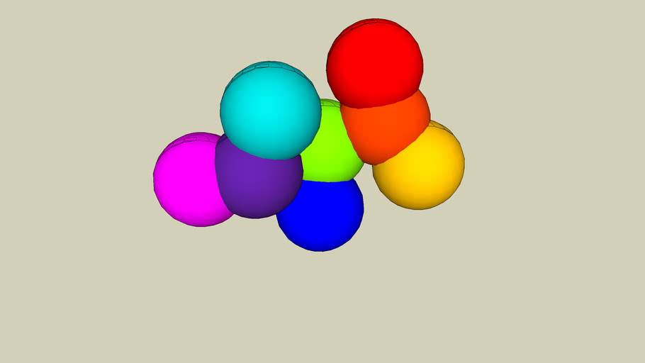coloured balls | 3D Warehouse