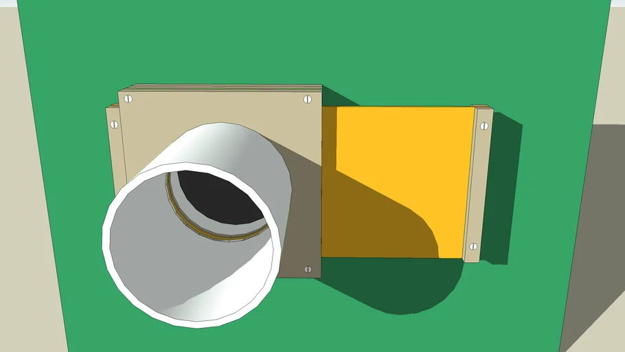 Blast Gate - Sliding - Woodworking Dust Collection | 3D Warehouse