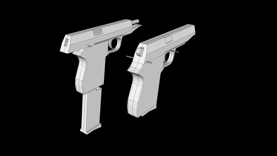 Paper Gun Blueprint | 3D Warehouse
