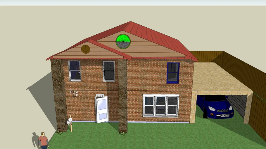 Daniel House | 3D Warehouse