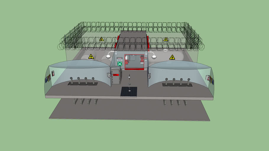 High Security Compound_V2'PrivateFlammablesStorage_V1' | 3D Warehouse
