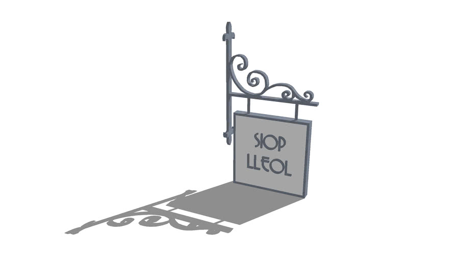 Hanging Sign | 3D Warehouse